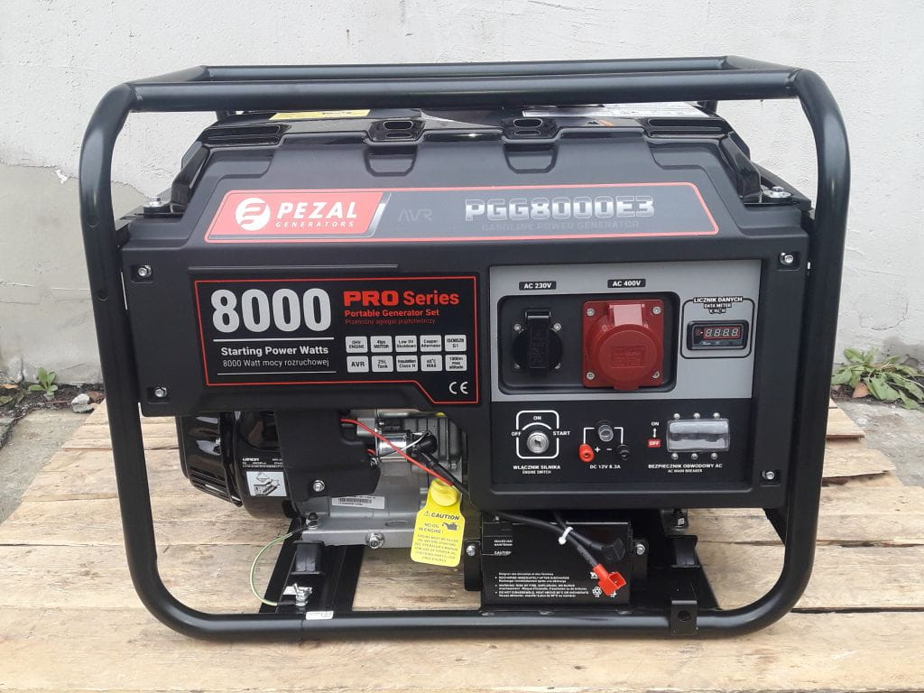 Agregat PEZAL PGG8000E3 8.1 kVA | Tools for Smart.pl